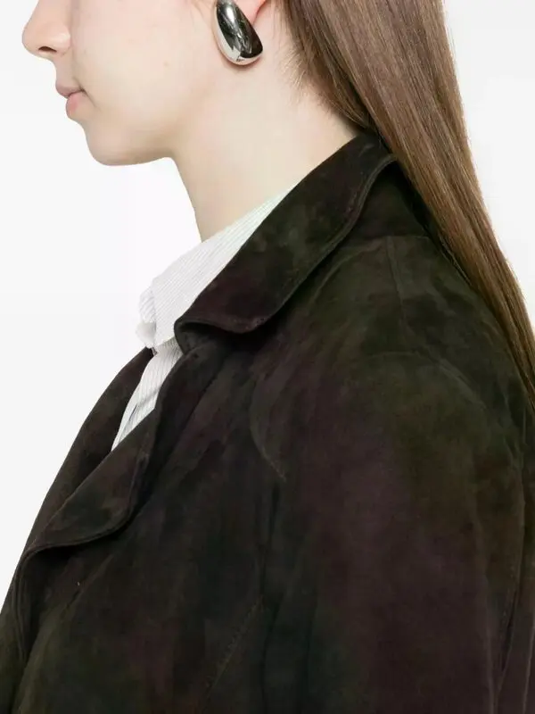 MARA BINI Double-breasted Suede Blazer