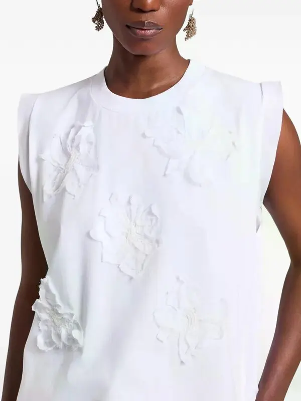 Peserico Floral-appliqué Top