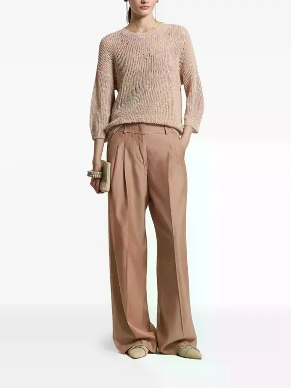Peserico Openwork Knitwear - Pink