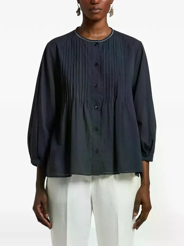 Peserico Pintuck-detail Blouse