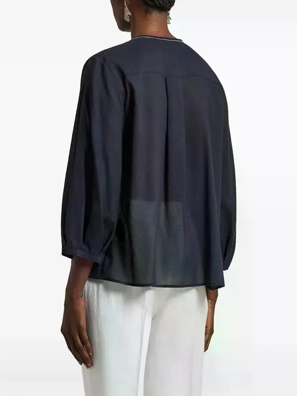 Peserico Pintuck-detail Blouse