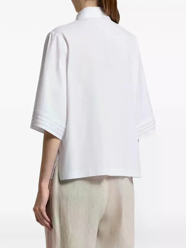Peserico Stitching Short-sleeve Shirt