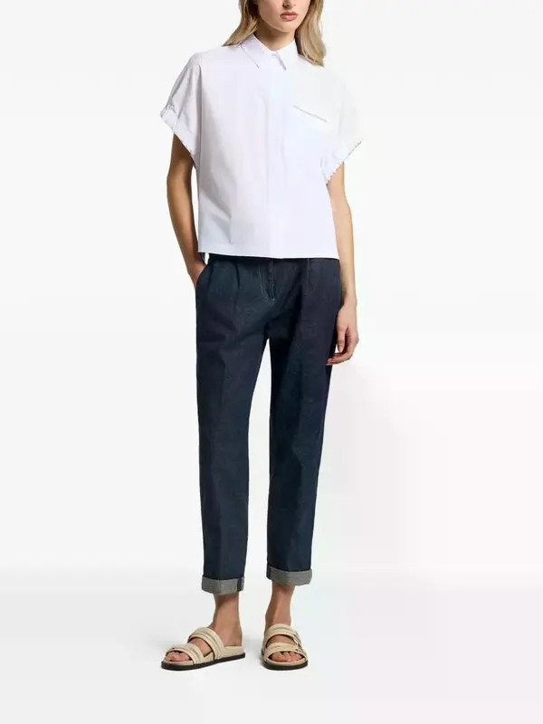 Peserico Pocket Ruffled Shirt