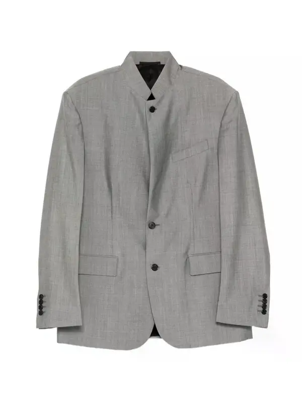 LANVIN Mandarin-collar Long-sleeve Blazer