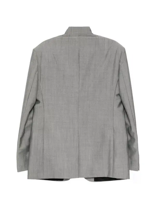 LANVIN Mandarin-collar Long-sleeve Blazer