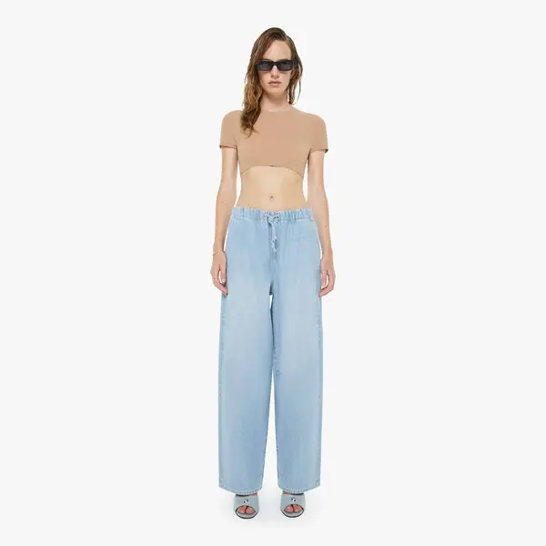 MOTHER Snacks! The Buffet Nerdy Sugar Rush Jeans - Light Blue
