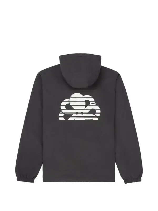 JONSEN ISLAND Hooded Graphic Print Jacket