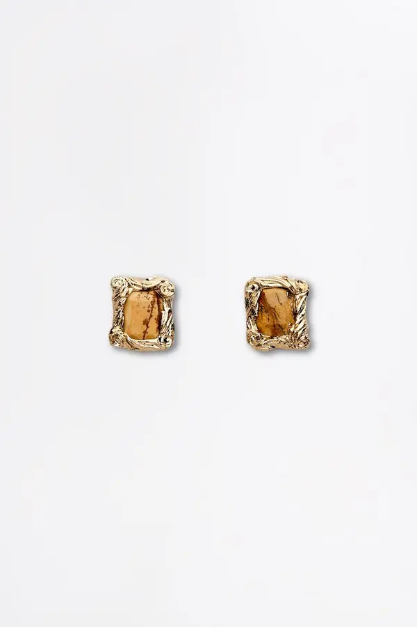 Scanlan Theodore Italian Gemstone Stud Earrings - Cosmos