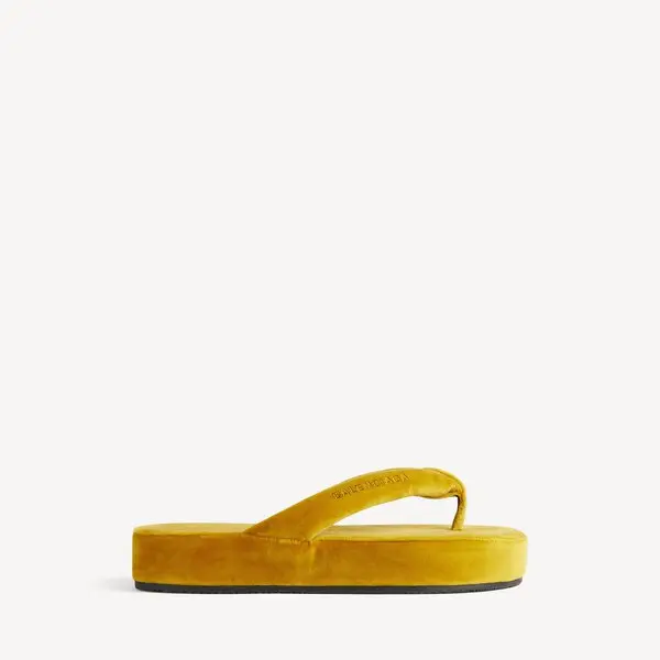 Balenciaga Jet Lag Thong Sandals - Yellow