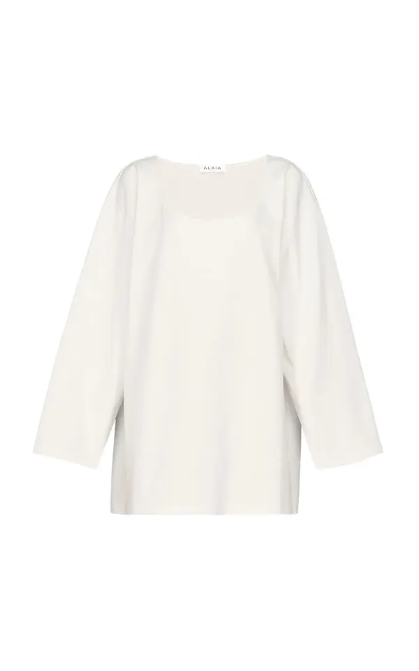 Alaïa Loose-fitting Cotton T-shirt - White