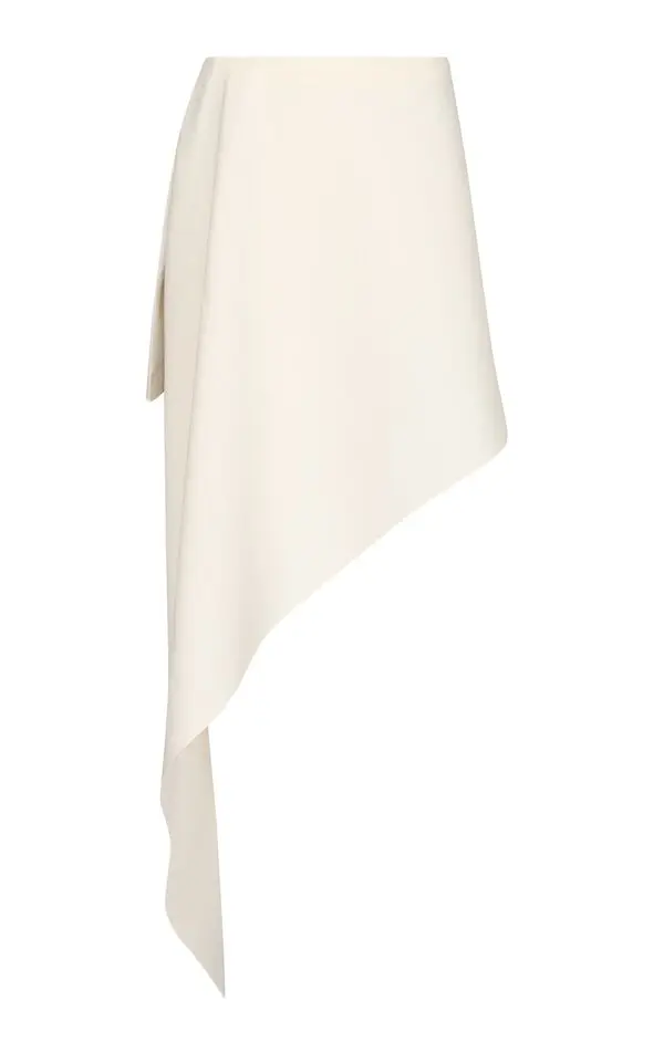 Alaïa Poplin Pointed Skirt - Ivory