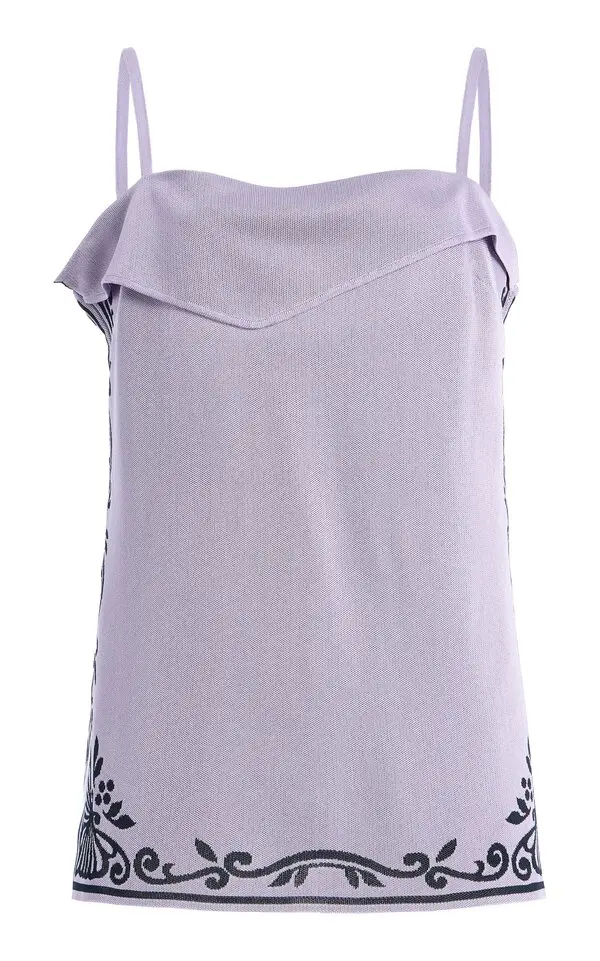 HIGH SPORT Jess Knit Top - Purple