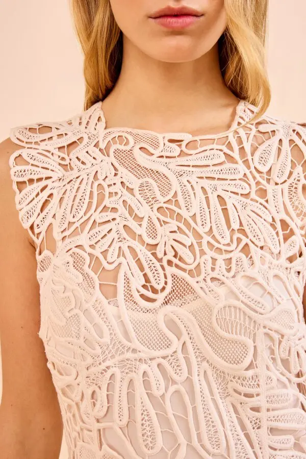 Ulla Johnson Eloisa Corded Lace Midi Dress