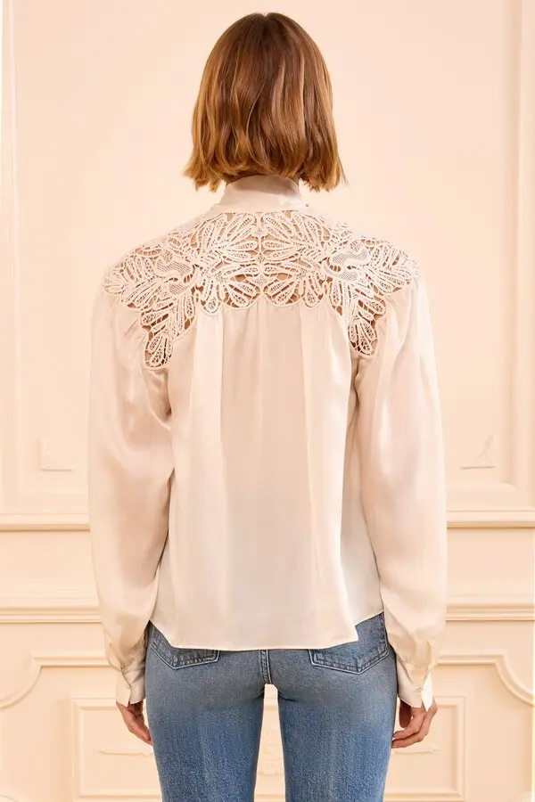Ulla Johnson Lenora Silk Chiffon Blouse
