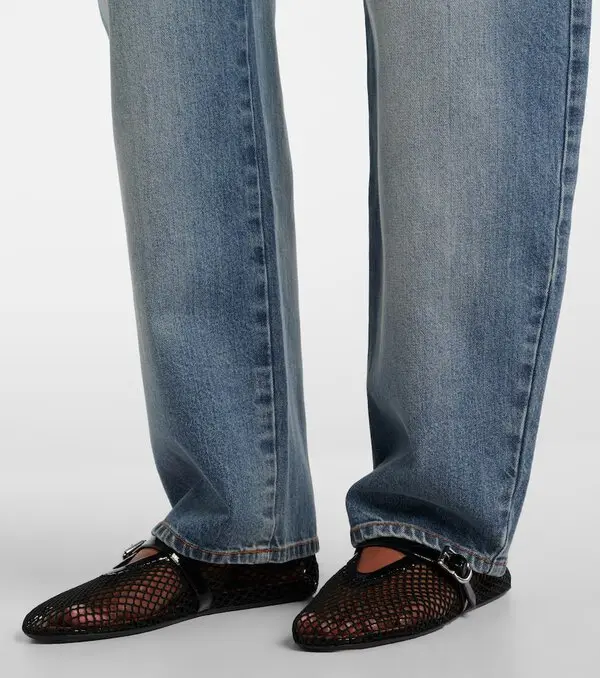 Alaïa Barrel-leg Jeans - Blue