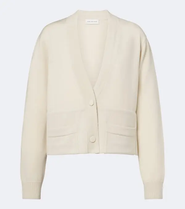 Dries Van Noten Wool Cardigan - White