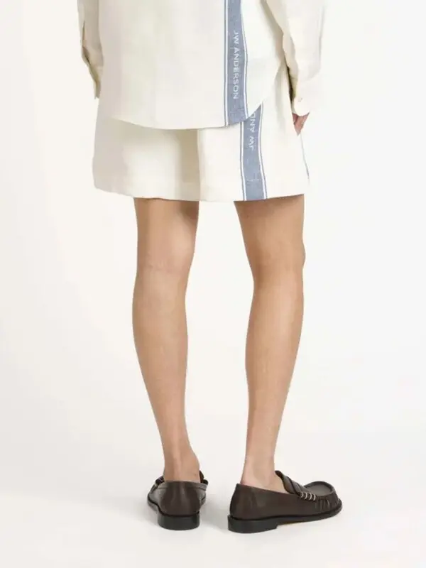 JW Anderson Bermuda Shorts With Contrasting Detail - White