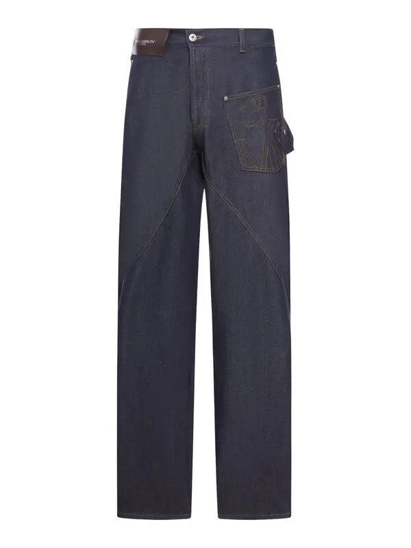 JW Anderson Twisted Workwear Jeans - Blue