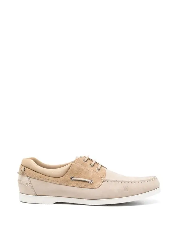 Woolrich Boat Moccasin Loafers - Beige