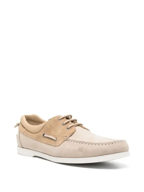 Woolrich Boat Moccasin Loafers - Beige