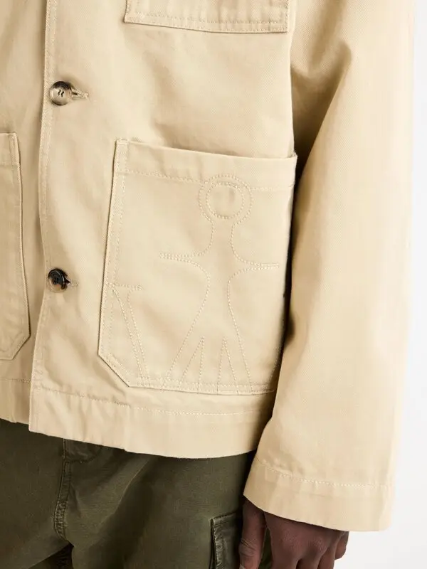 JW Anderson Blouson Jacket With Patch Pocket - Beige