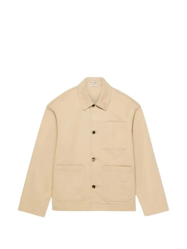 JW Anderson Blouson Jacket With Patch Pocket - Beige
