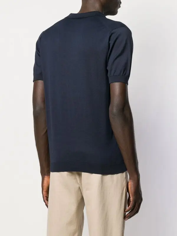 John Smedley Noah Polo - Blue