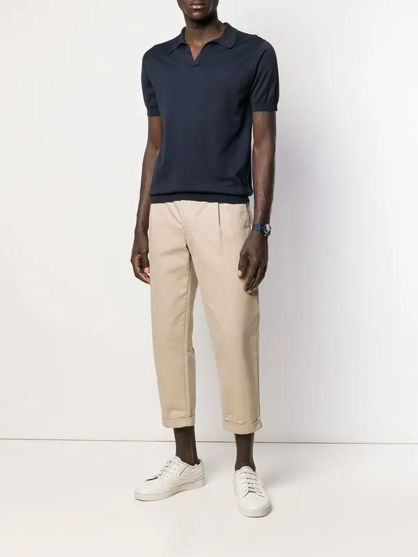 John Smedley Noah Polo - Blue