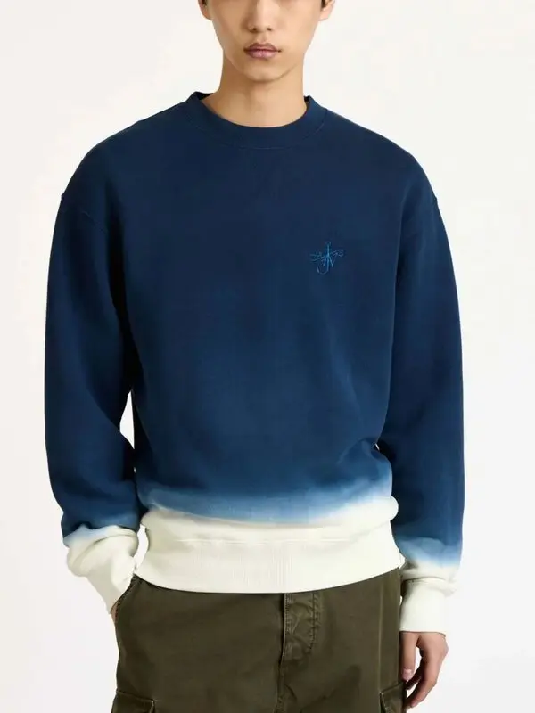 JW Anderson Dip Dye Sweatshirt - Blue