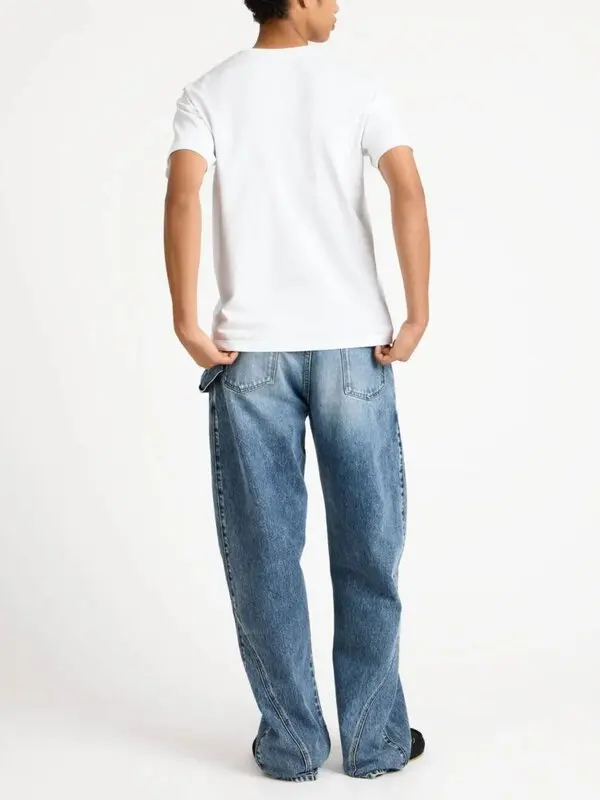 JW Anderson T-shirt With Embroidered Anchor - White