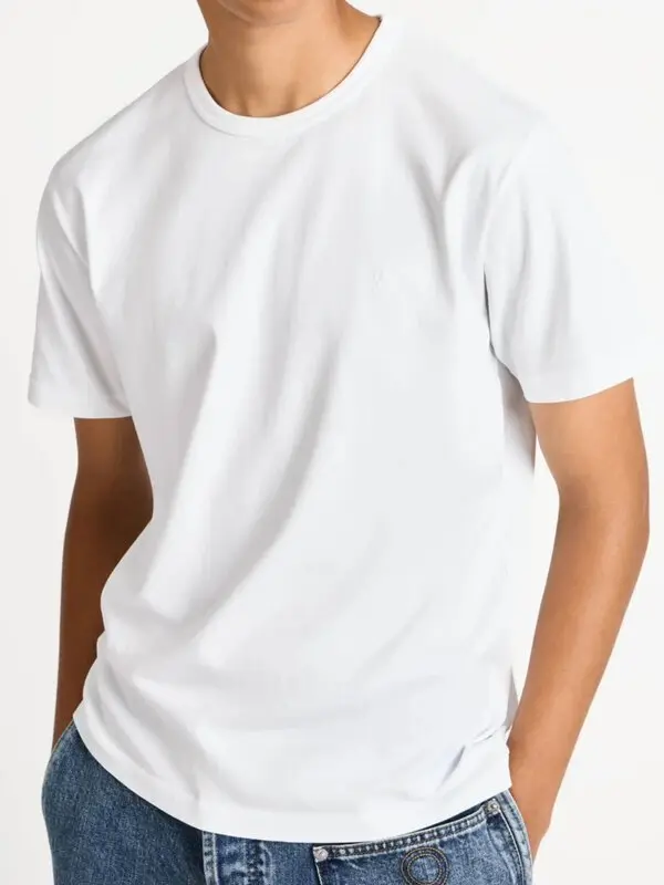 JW Anderson T-shirt With Embroidered Anchor - White