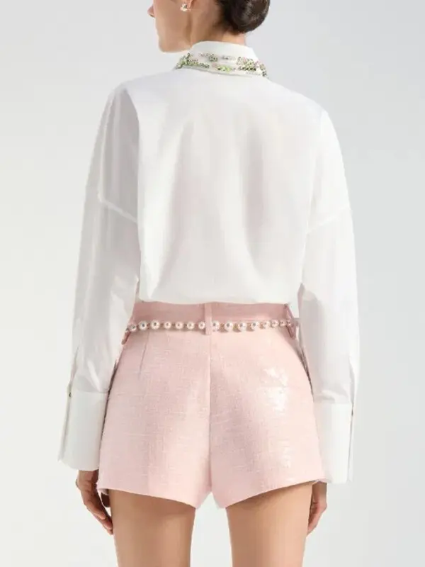 GENNY Shirt With Embellished Collar