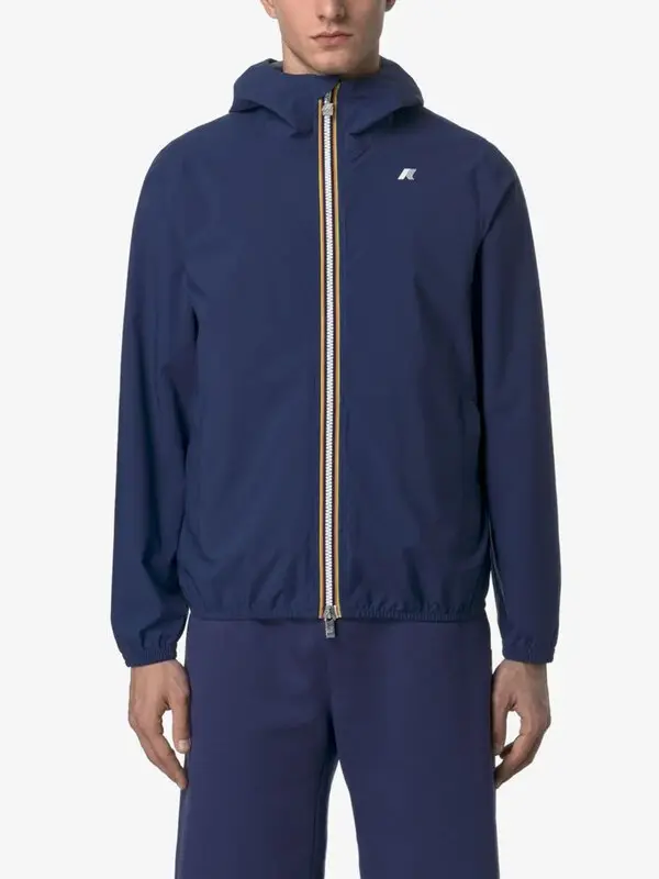 K-WAY Stretch Dot Jacket - Blue