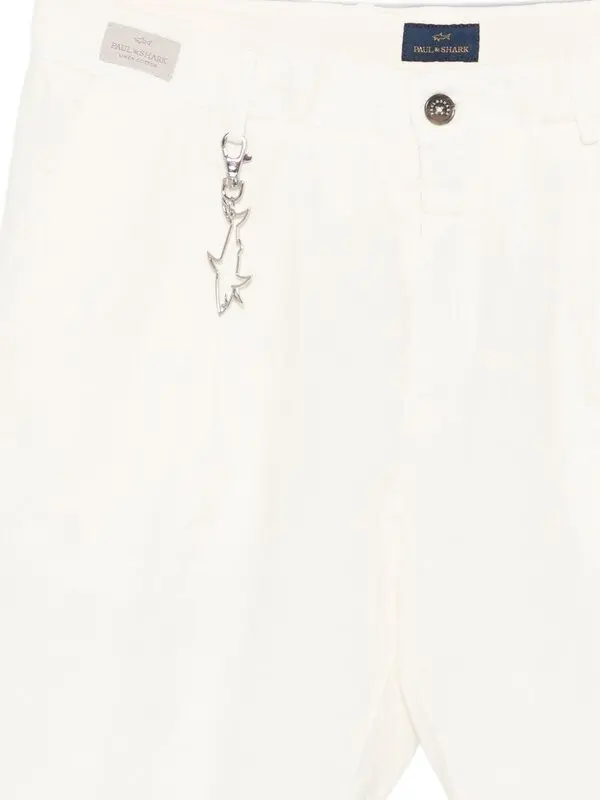Paul & Shark Cotton And Linen Bermuda Shorts