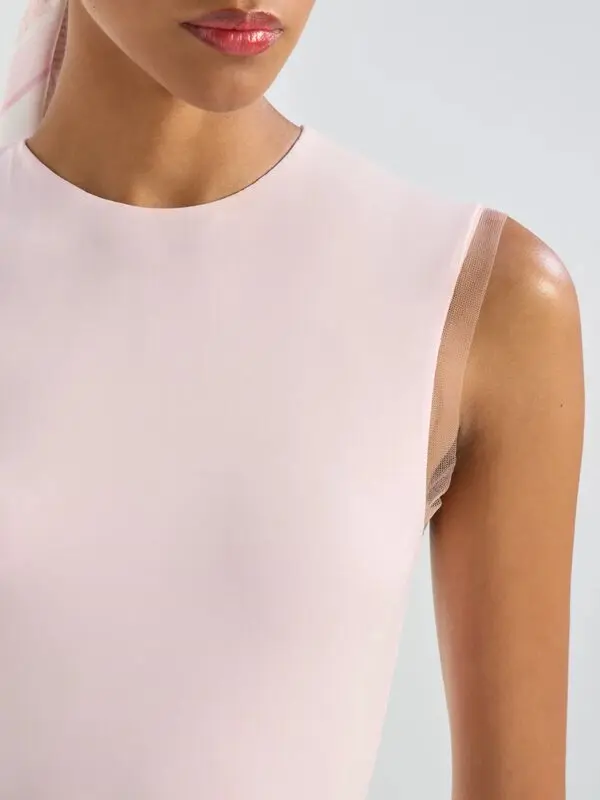 GENNY Sleeveless Jersey Top - Pink