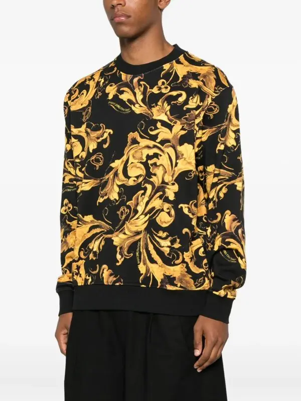 Versace Printed Sweatshirt - Black
