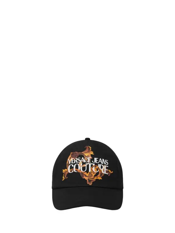 Versace Printed Cap - Black