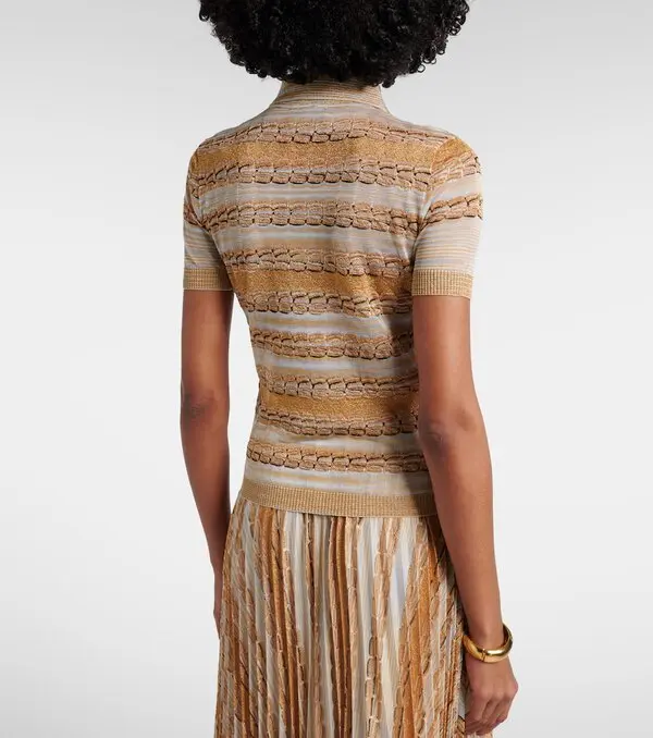 Missoni Lamé Polo Shirt