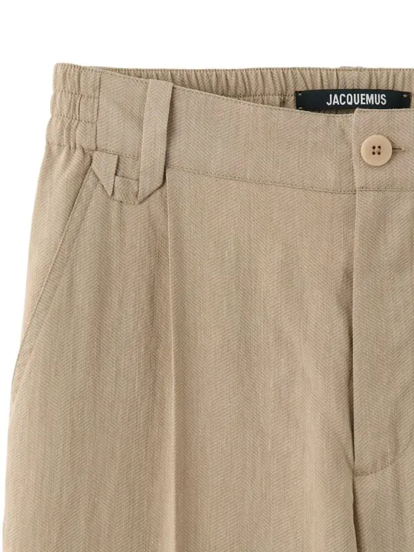 Jacquemus Le Pantalon Croisiere Trousers - Beige