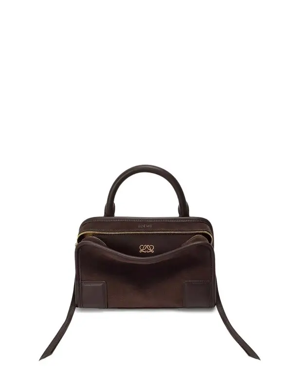 Loewe Amazona 180 Mini Leather Handbag - Brown