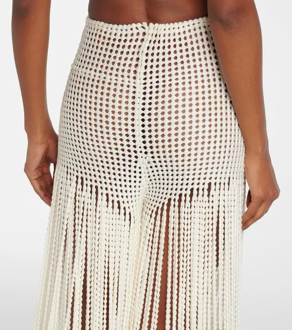 Alaïa Trompe L'oeil Wide-leg Pants