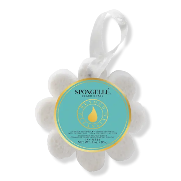 SPONGELLE Beach Grass Wild Flower Body Buffer | Body Wash Infused Buffer - One-color