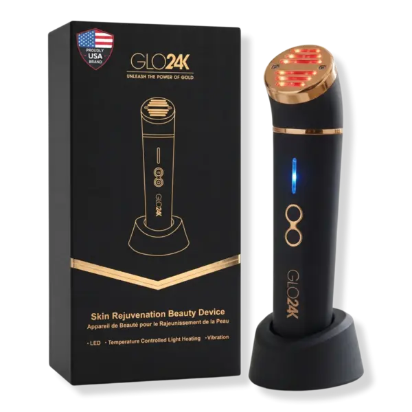 GLO24K Skin Rejuvenation Beauty Device With Red Light Led - One-color