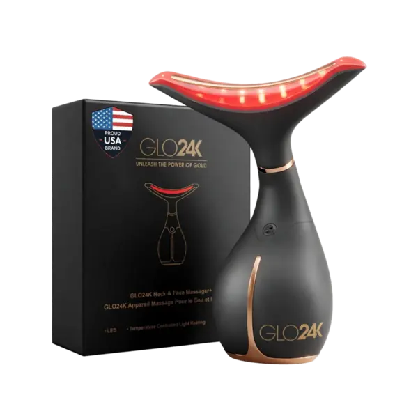 GLO24K Skin Rejuvenation Beauty Device For Face And Neck - One-color