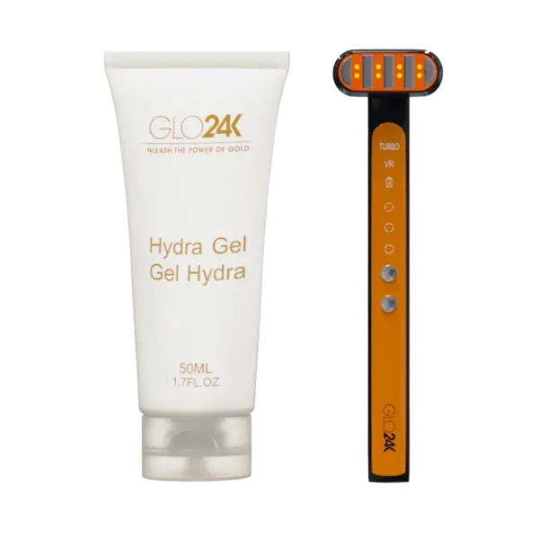 GLO24K 7 Color Led Super Wand + Hydra Gel - One-color