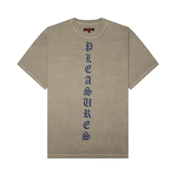 PLEASURES Knight Overdye T-shirt - Tan