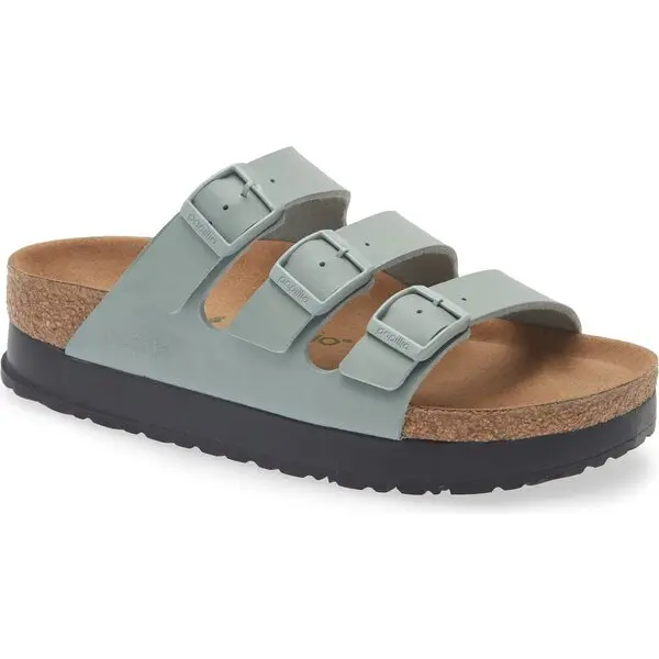 BIRKENSTOCK Florida Platform Flex Sandal - Pure Sage