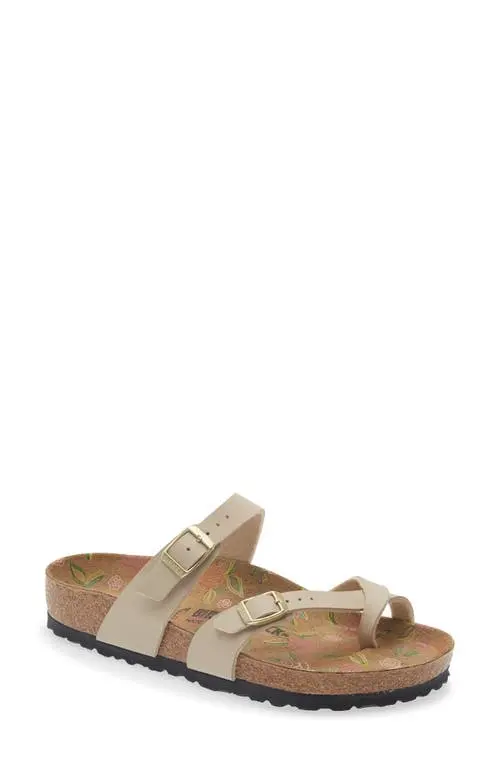 BIRKENSTOCK Mayari Printed Footbed Sandal - Sandcastle