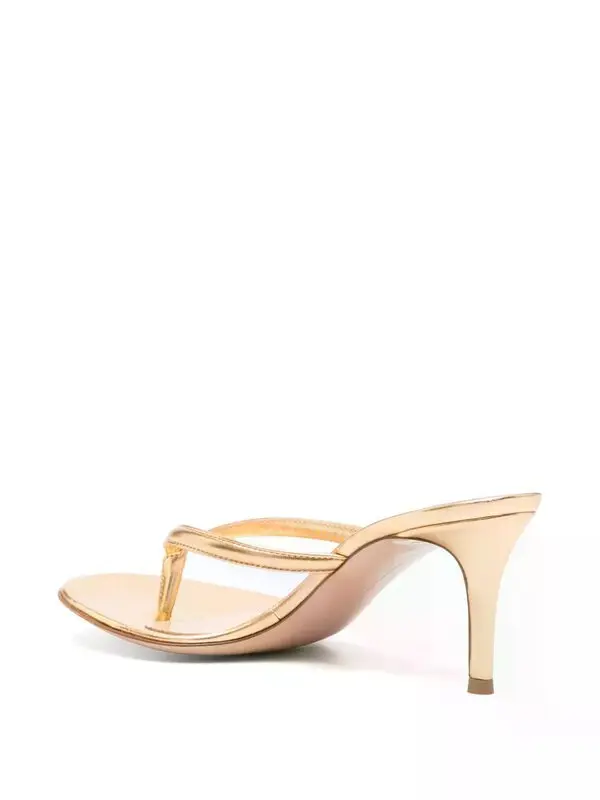 GIANVITO ROSSI Calypso Thong Sandals - Gold