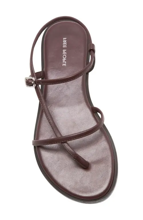 Free People Corsica Ankle Strap Sandals - Oak